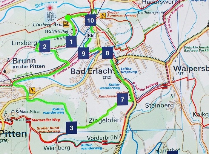 Kulturwanderweg in Bad Erlach/NÖ