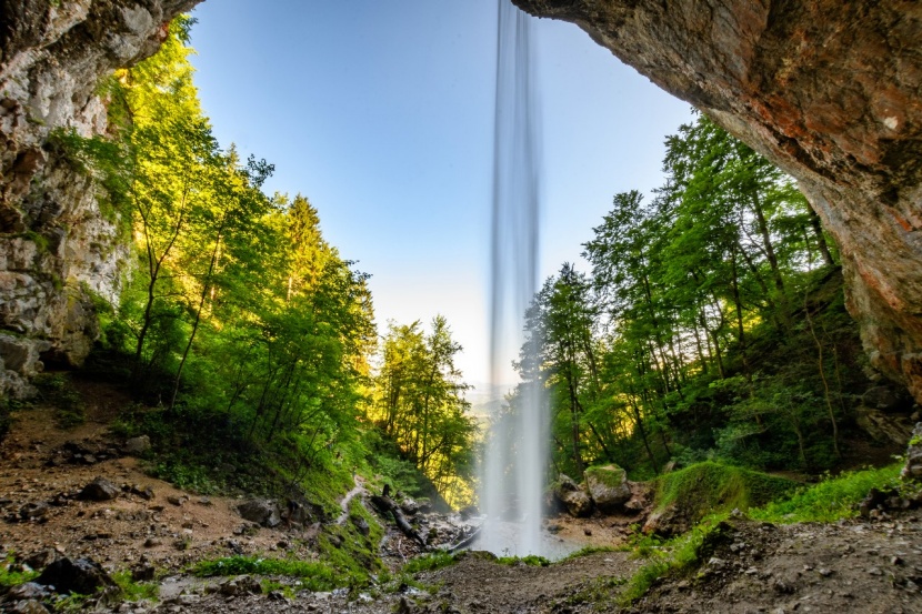 Ausflug zum Wasserfall
