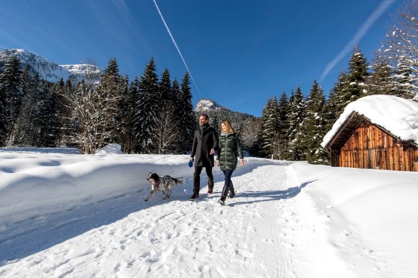 Winterspaziergang auf die Blaa Alm